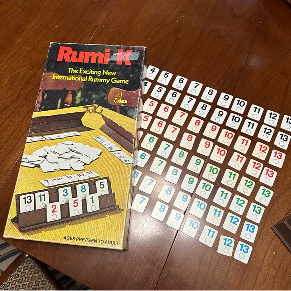 Cadaco | Games | Vintage 977 Rumi K By Cadaco Family Game International ...